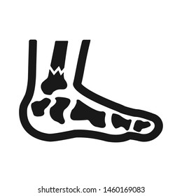 Leg Injury Flat Vector Icon Stock Vector (Royalty Free) 1460169083 ...