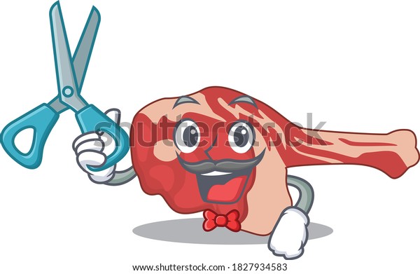 Leg Lamb Cartoon Character Design Talented Stock Vector (Royalty Free ...