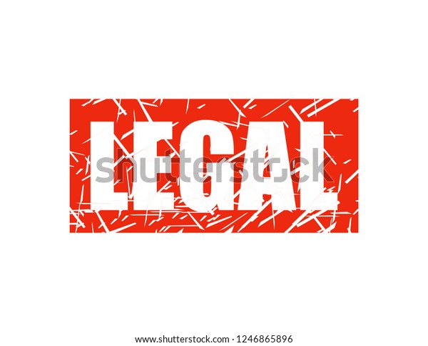Legal Red Stamp Stock Vector (Royalty Free) 1246865896 | Shutterstock