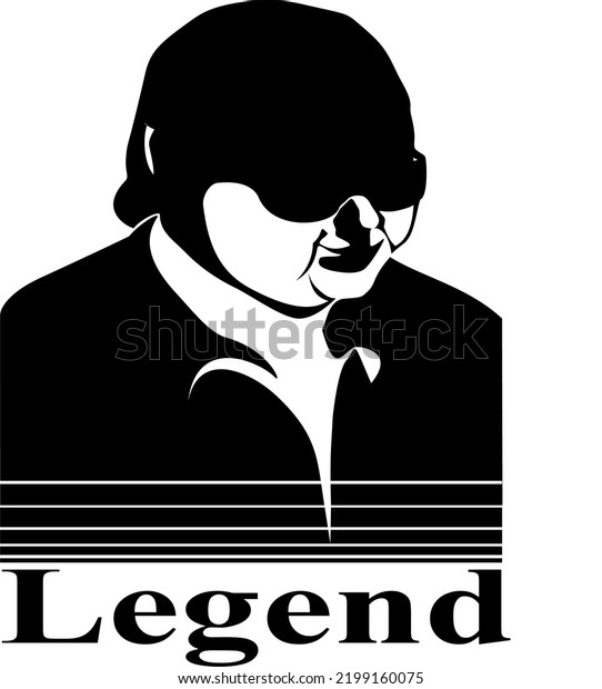 Legend Person Silhouette Stock Vector (Royalty Free) 2199160075 ...