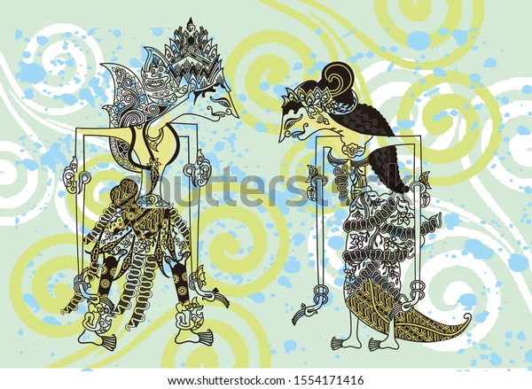 Legend Rama Shinta Actually Represents Meaning Stock Vector (Royalty ...