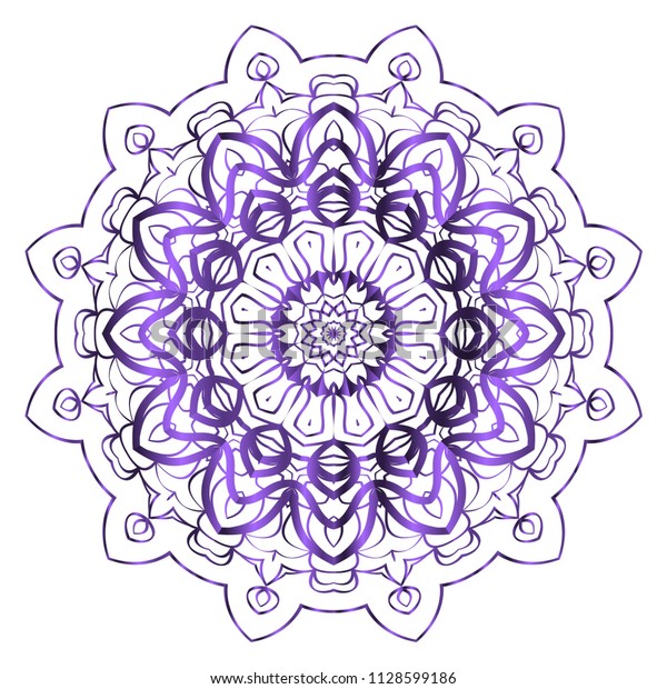 Legend Vector Mandala Floral Mandala Oriental Stock Vector (Royalty ...