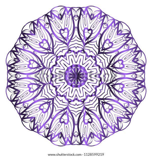 Legend Vector Mandala Floral Mandala Oriental Stock Vector (Royalty ...