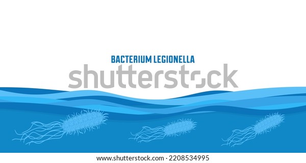 Legionella Background Banner Space Your Text Stock Vector (Royalty Free ...