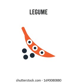 Legume Vector Icon On White Background Stock Vector (Royalty Free ...