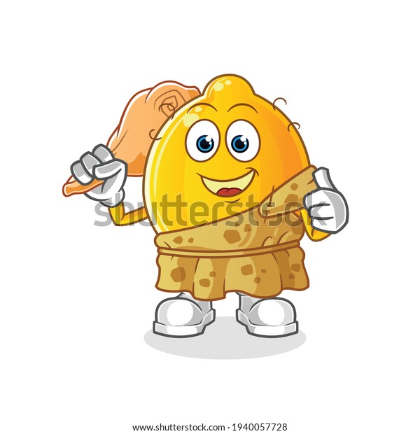 Lemon Ancient Cartoon Cartoon Mascot Vector Stock Vector (Royalty Free ...