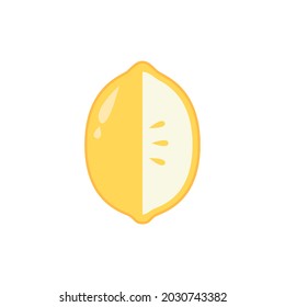 Lemon Cartoon Vector Lemon On White Stock Vector (Royalty Free ...