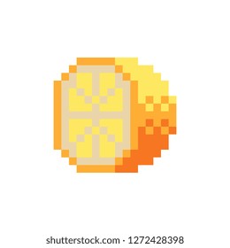 Lemon Cut Pixel Art Icon Fruit 스톡 벡터(로열티 프리) 1272428398 | Shutterstock