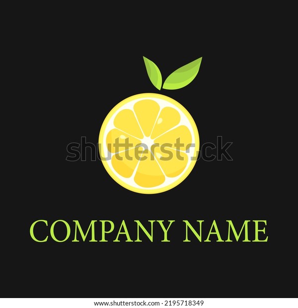 Lemon Fresh Logo Fruit Design Vector Stock Vector (Royalty Free ...