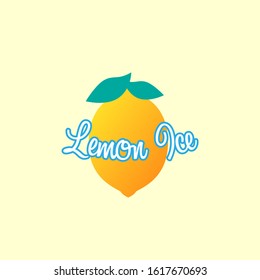 Lemon Ice Logo Icon Lemon Fruit Stock Vector (Royalty Free) 1617670693 ...