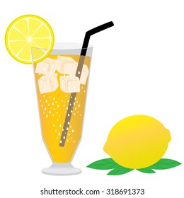 Lemon Ice Tea Stock Vector (Royalty Free) 318691373 | Shutterstock