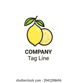Lemon Logo Icon Design Template Vector Stock Vector (Royalty Free ...