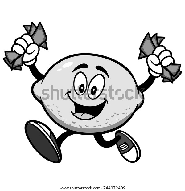 Lemon Money Illustration Stock Vector (Royalty Free) 744972409 ...