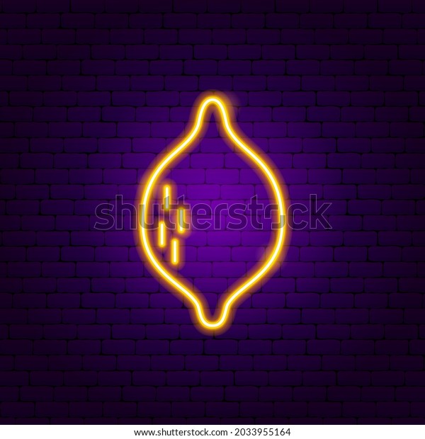 Lemon Neon Sign Vector Illustration Fruit Stock Vector (Royalty Free ...
