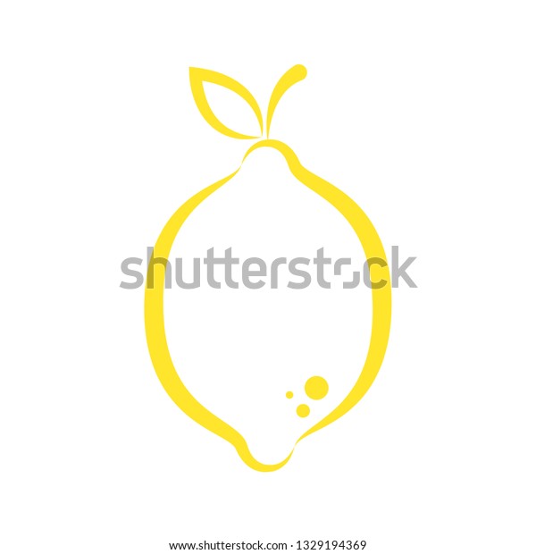 Lemon Symbol Logo Design Stock Vector (Royalty Free) 1329194369 ...