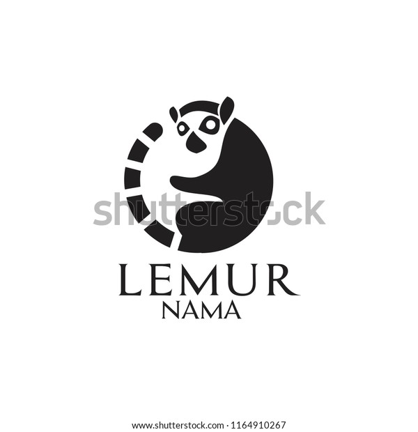 Lemur Logo Icon Designs Stock Vector (Royalty Free) 1164910267 ...