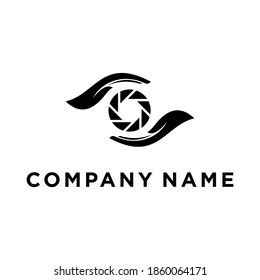 Lens Camera Logo Design Template Stock Vector (Royalty Free) 1860064171 ...