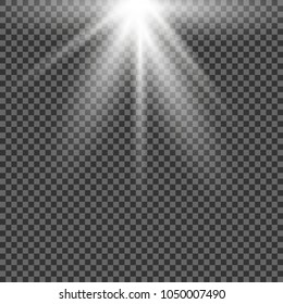 Lens Flare Vector Illustration Sun Isolated Stock Vector (Royalty Free ...