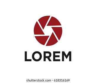 Lens Logo Vector Illustration Template Stock Vector (Royalty Free ...