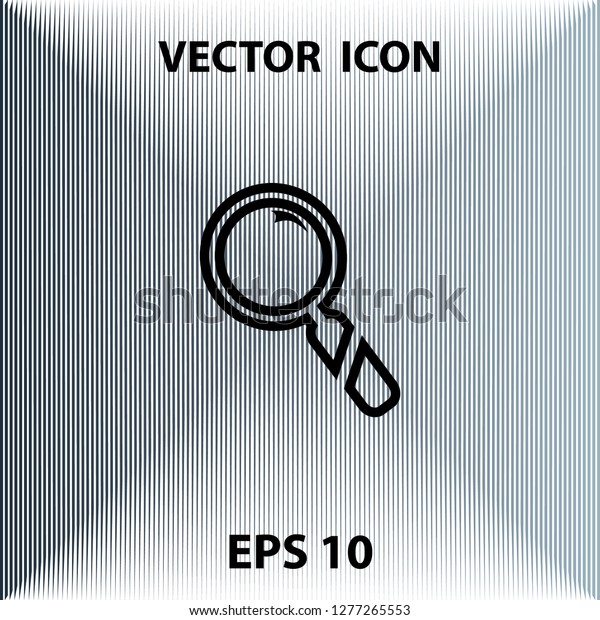Lens Outline Icon Stock Vector (Royalty Free) 1277265553 | Shutterstock