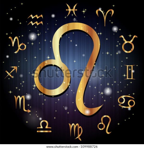 Leo Symbol Stock Vector (Royalty Free) 109988726