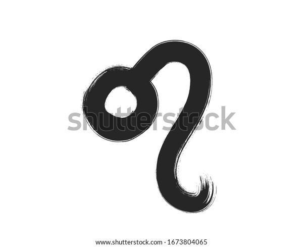 Leo Zodiac Sign Vector Leo Zodiac Stock Vector (Royalty Free ...