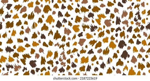 Leopard Skin Texture Animal Background Seamless Stock Vector (Royalty ...