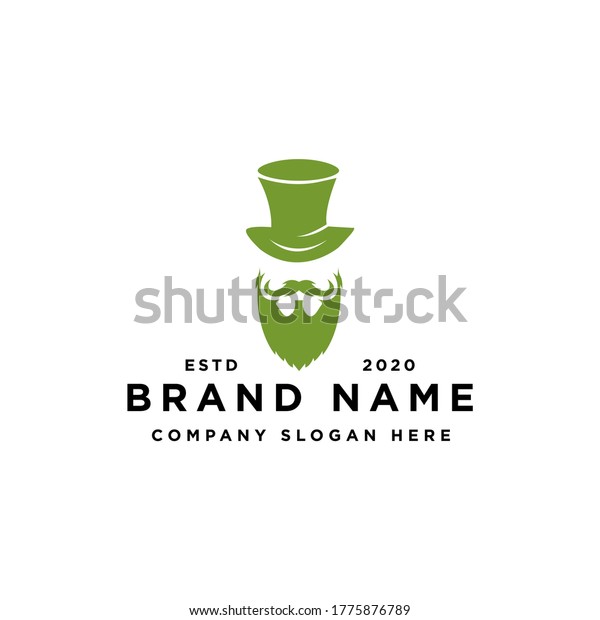 Leprechaun Logo Design Vector Inspiration Stock Vector (Royalty Free ...