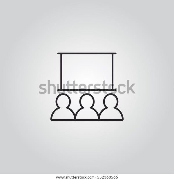 Lesson Icon Illustration Outline Isolated Vector Stock Vector (Royalty ...