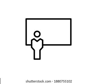 Lesson Line Icon Vector Symbol Trendy Stock Vector (Royalty Free ...