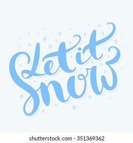 Let Show Hand Lettering Stock Vector (Royalty Free) 351369362 ...