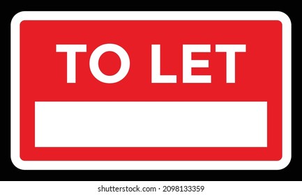 Vektor Stok Let Sign Board Vector Illustration (Tanpa Royalti ...