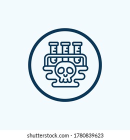 Lethality Icon Isolated On White Background Stock Vector (Royalty Free ...