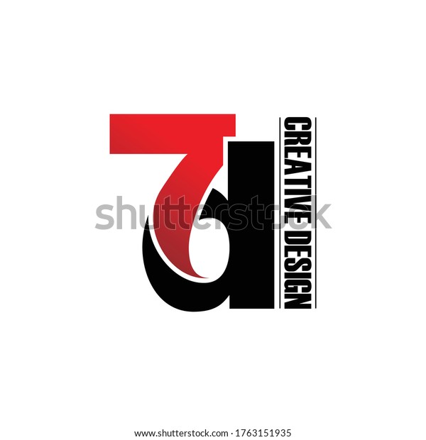Letter 7D logo icon design vector. monogram logo vector illustration