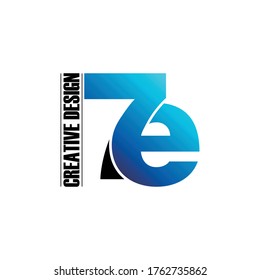Letter 7e Logo Icon Design Vector Stock Vector (Royalty Free) 1762735862