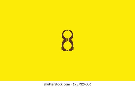 Letter 8 Letter Eight Logo Design Stock Vector (Royalty Free ...