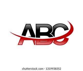 Letter Abc Logo Design Template Elements Stock Vector (Royalty Free ...