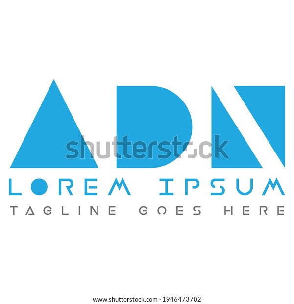 Letter Adn Nad D N Logo Stock Vector (Royalty Free) 1946473702 ...