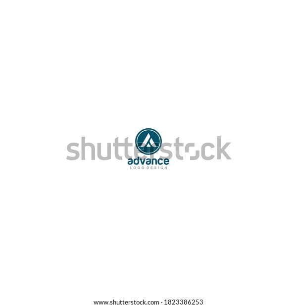 Letter Advance Logo Design Concept Stock Vector (Royalty Free ...