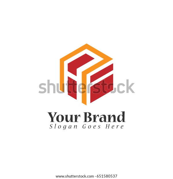 Letter Af Box Design Logo 库存矢量图（免版税）651580537 | Shutterstock