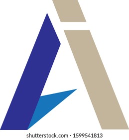 Letter Ai Logo Design Template Vector Stock Vector (Royalty Free ...