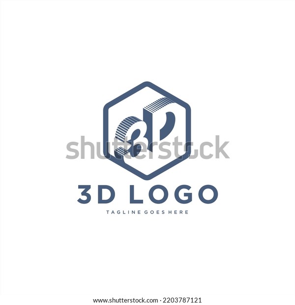 Letter Alphabet 3d Logo Design Vector Stock Vector (Royalty Free ...