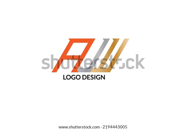 Letter Alphabet Alw Logo Stock Vector (Royalty Free) 2194443005 ...