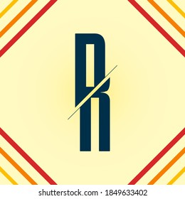 Letter Alphabet R Slice Effect Cutting Stock Vector (Royalty Free ...