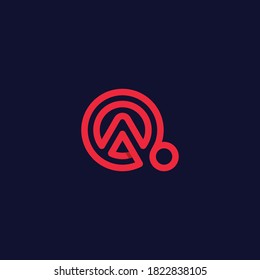 Letter Aq Qa Tech Logo Design Stock Vector (Royalty Free) 1822838105 ...