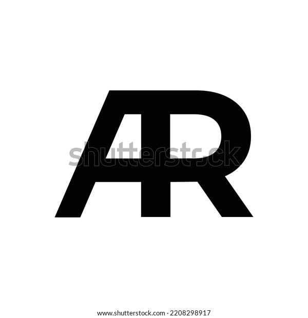 Letter Ar Company Brand Concept Logo Stock Vector (Royalty Free ...