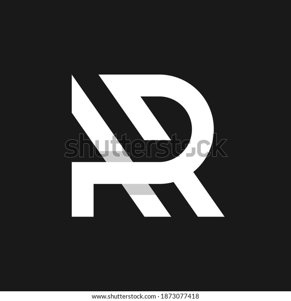 Letter Ar Initial Logo Template Stock Vector (Royalty Free) 1873077418 ...