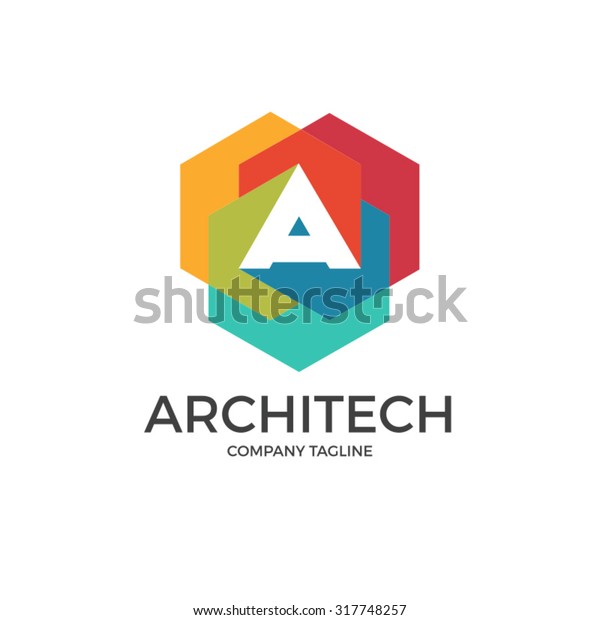 Letter Architect Logo Icon Design Template Stock Vector (Royalty Free ...