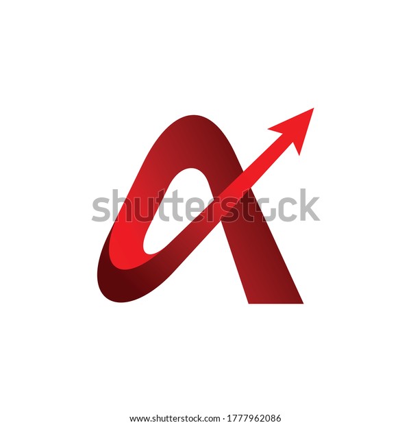 Letter Arrow Logo Airplane Logo Stock Vector (Royalty Free) 1777962086 ...