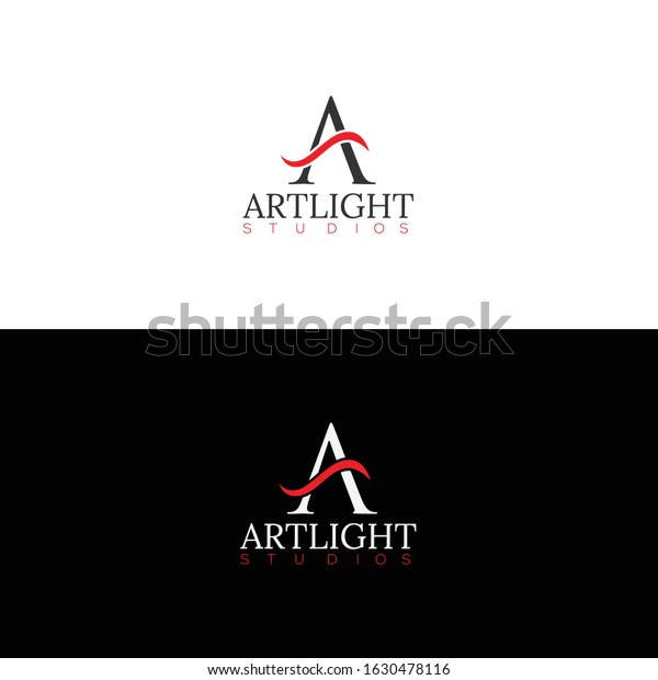 Letter Art Logo Design Stock Vector (Royalty Free) 1630478116 ...